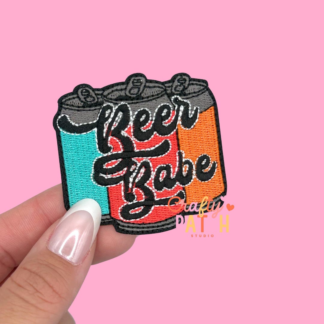Beer Babe Patch, Iron on Patch - Etsy