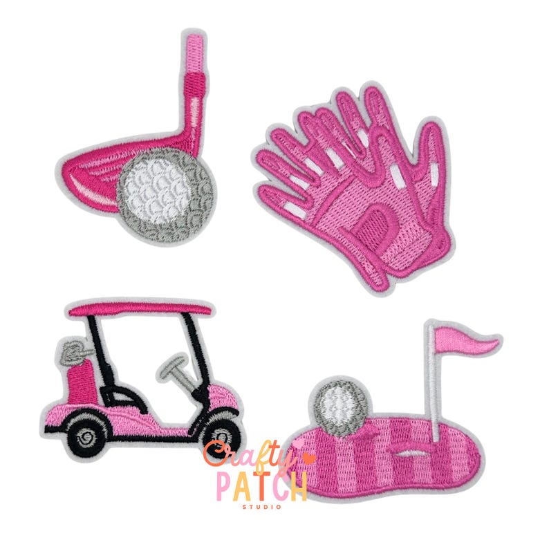 Golf Club Patch, Iron On, Game Day, DIY Patch - Etsy