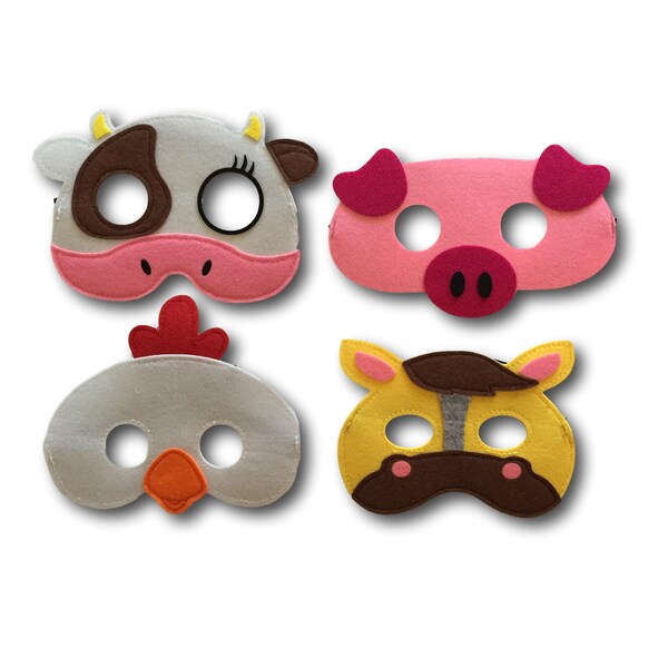 Farm Animal Mask - Etsy