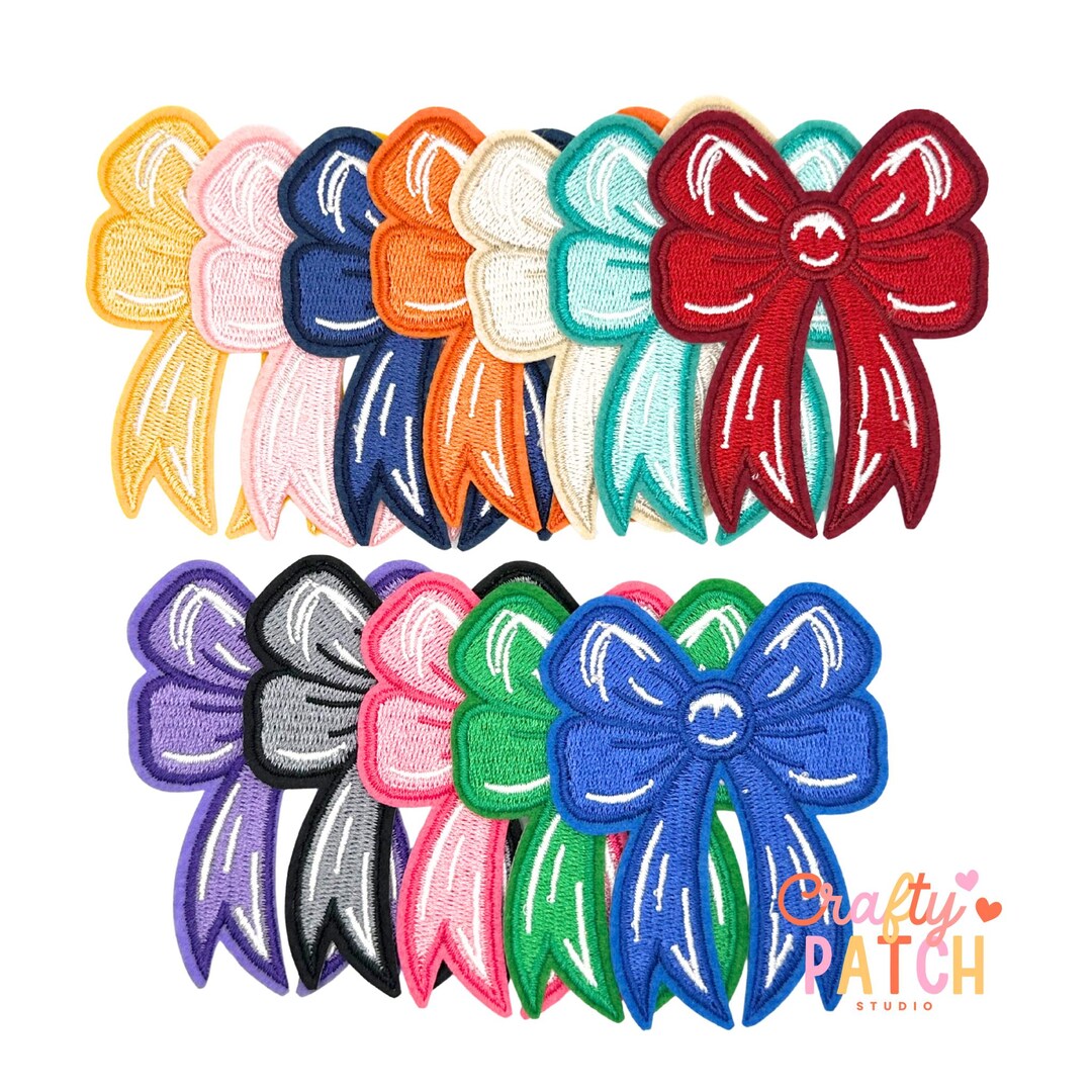 Bow Patch, Iron On, DIY Patch - Etsy