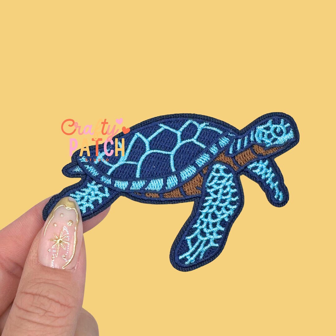 Sea Turtle Patch, Iron on Patch - Etsy
