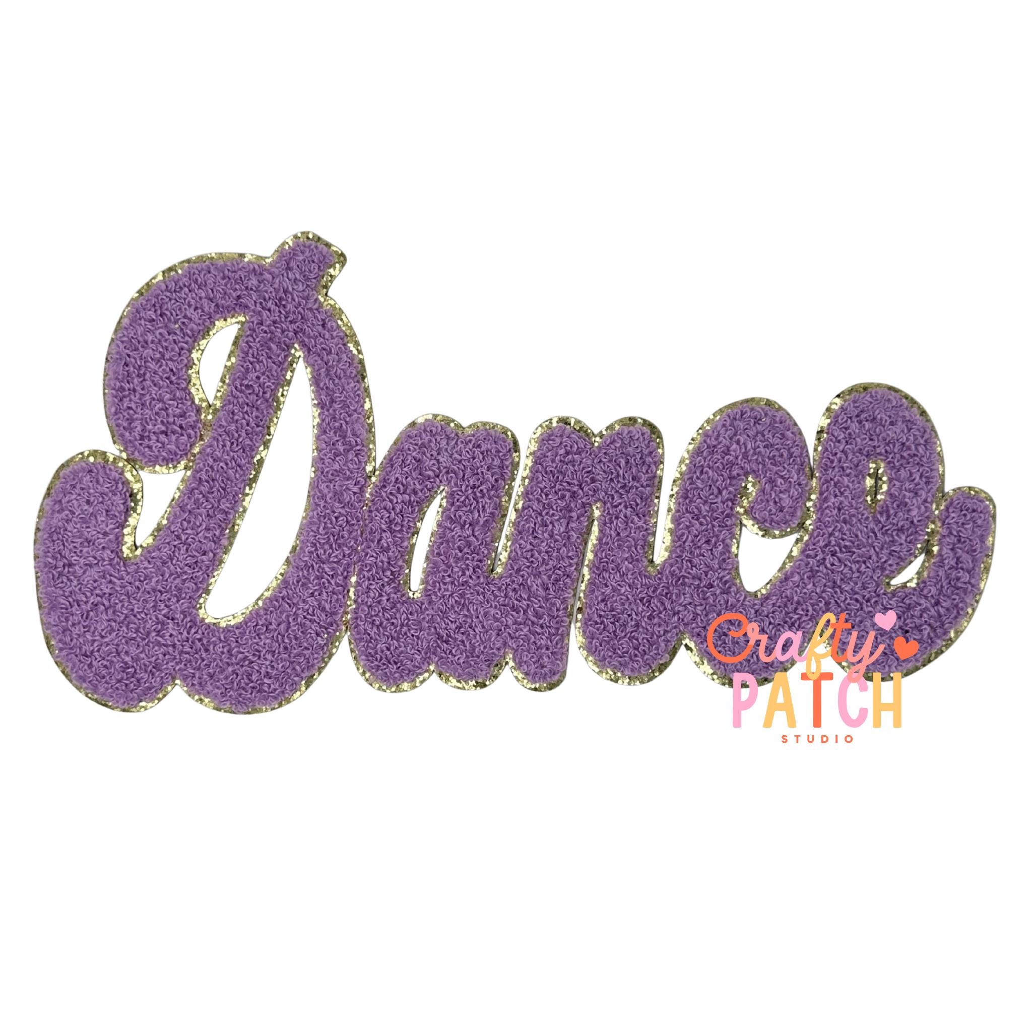 Purple Dance Chenille Patch, Iron On, DIY Patch - Etsy