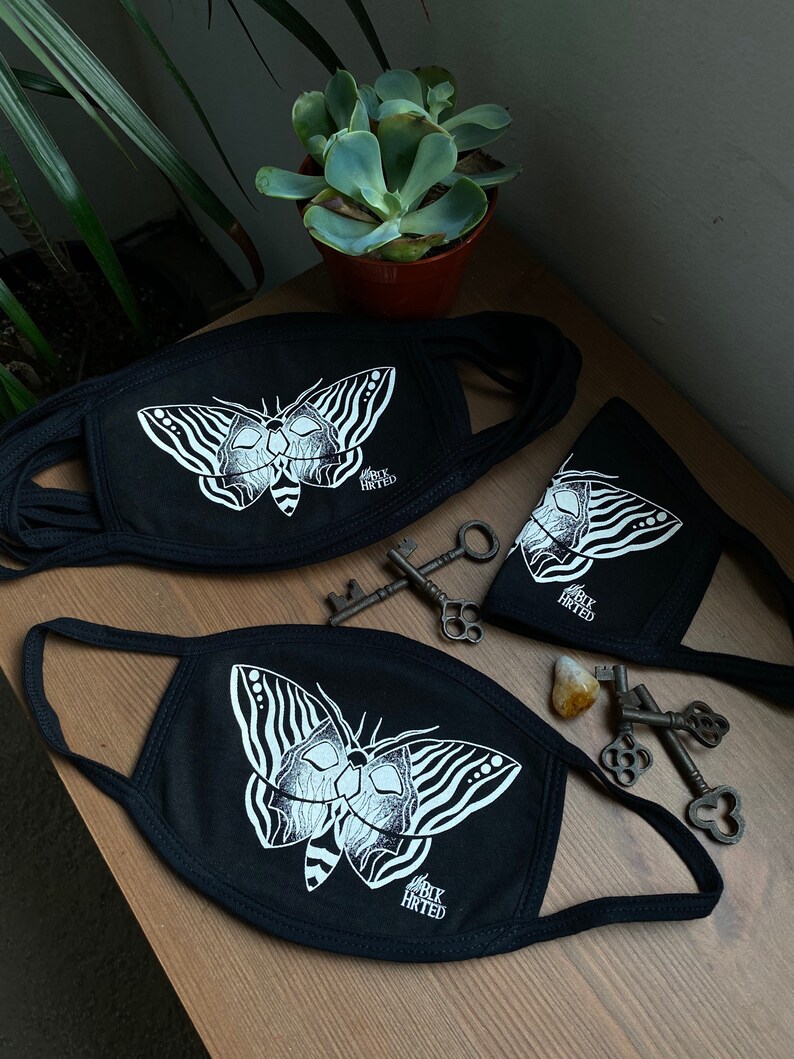 Moth Face Mask - Etsy