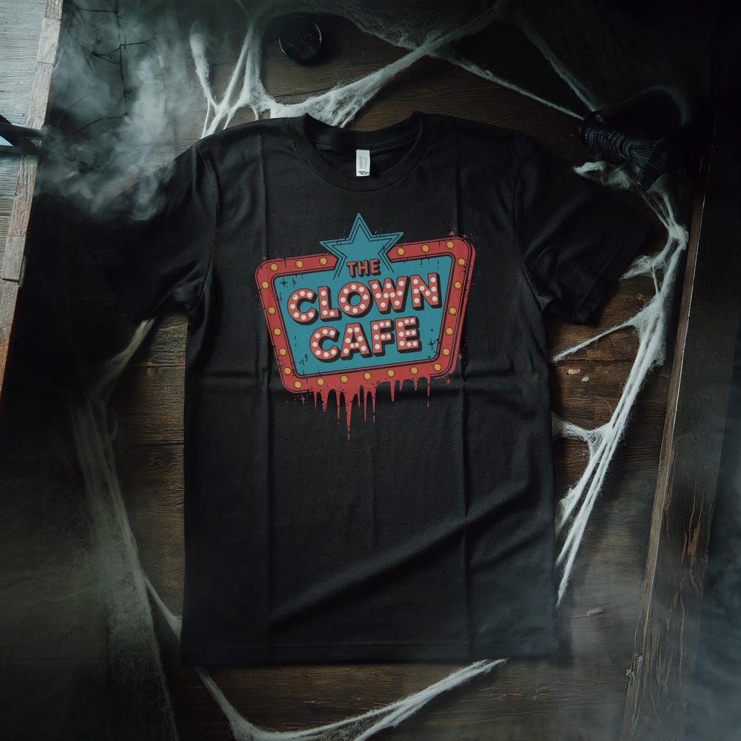 Clown Cafe - Horror Movie Inspired Fan Unisex Tshirt - Terrifying ...