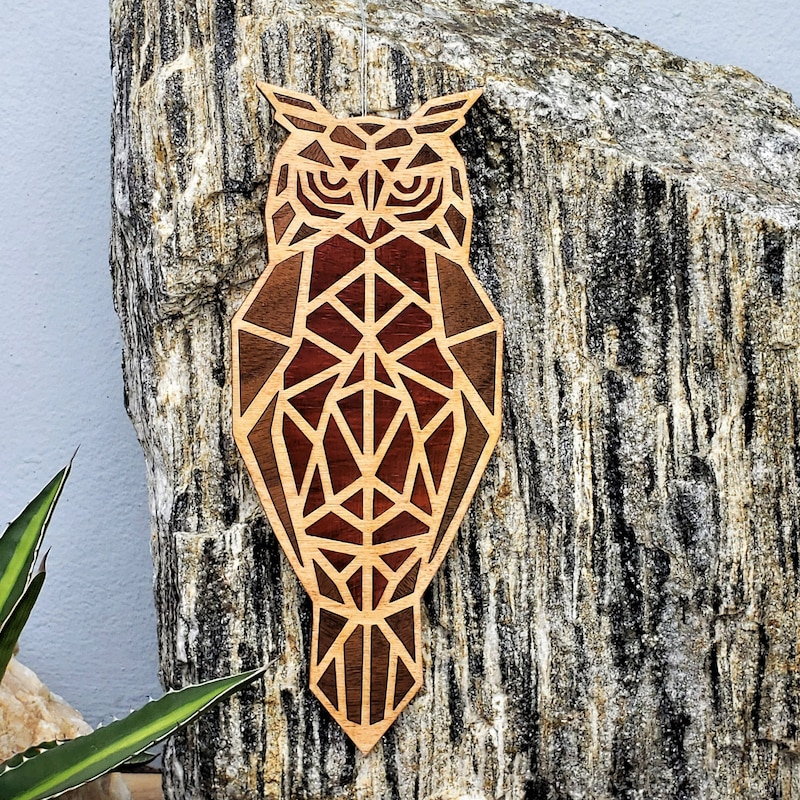 Geometric Owl - Etsy