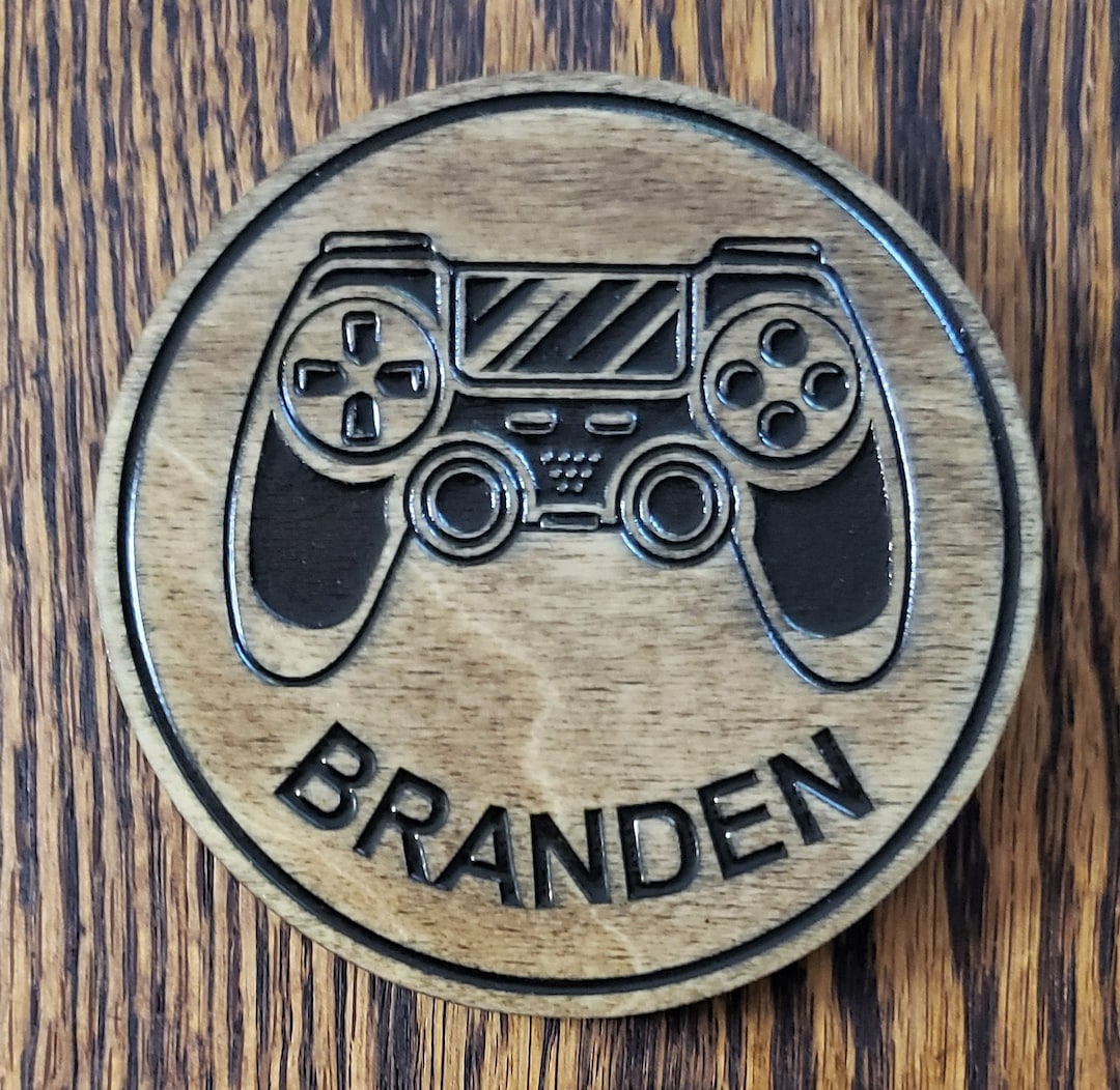 Computer Controller Coasters / Gift for Gamer / CUSTOM REQUEST Laser ...