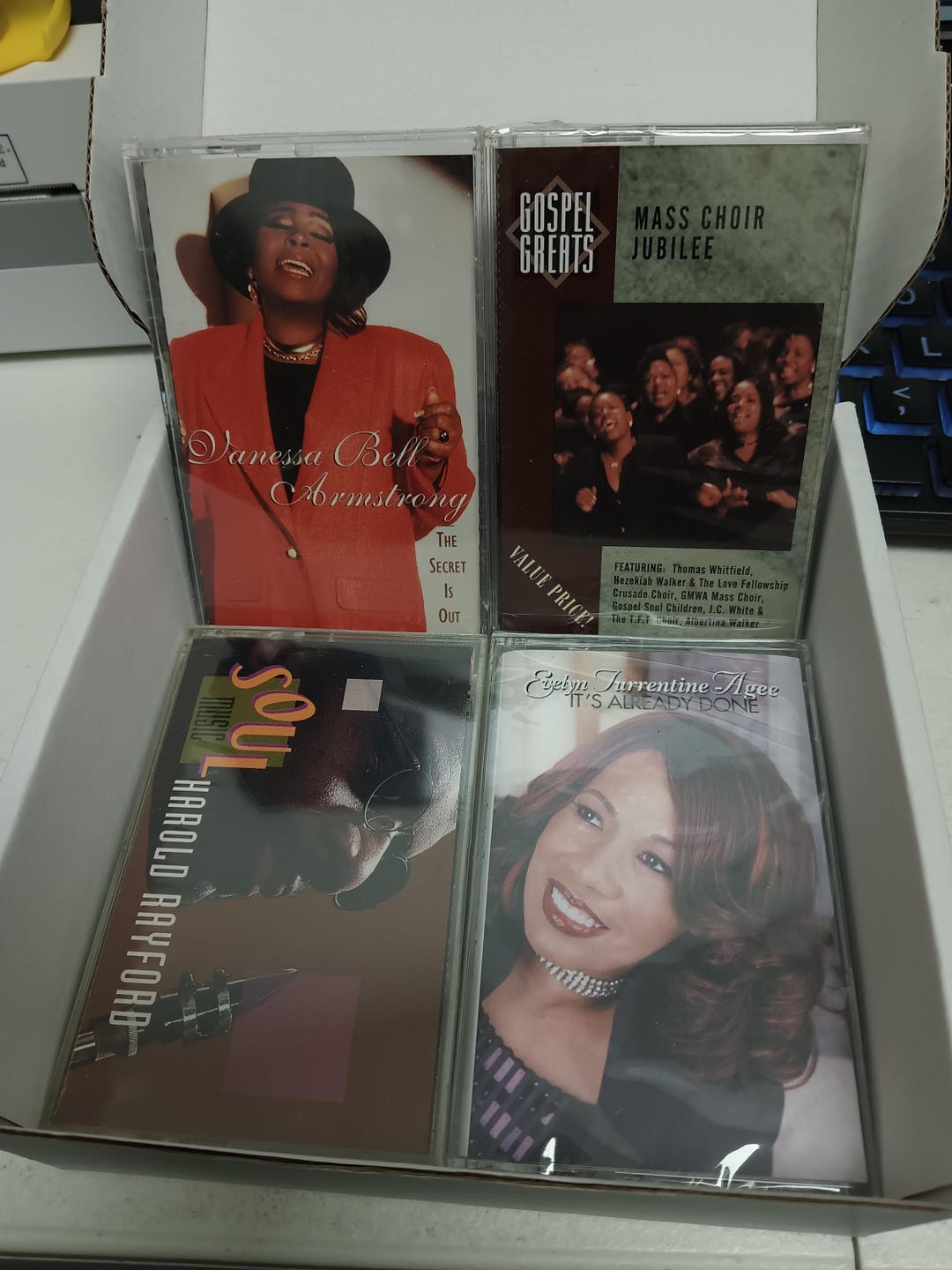 Cassettes Gospel Vanessa Bell Armstrong, Evelyn Agee, Harold Bradford ...