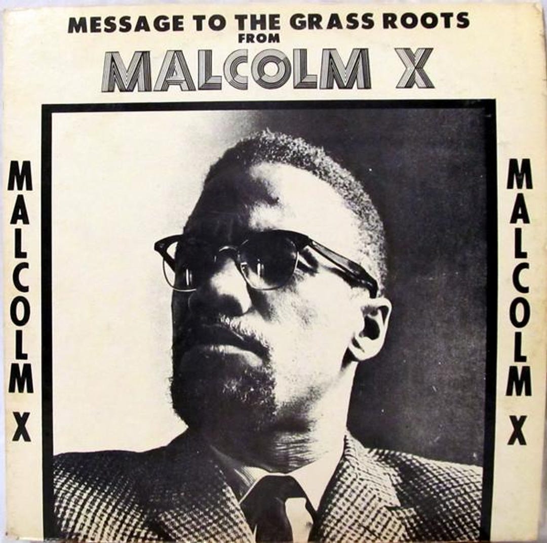 Cassette Malcolm X "message to the Grass Roots" Spoken Word Tape Sealed ...