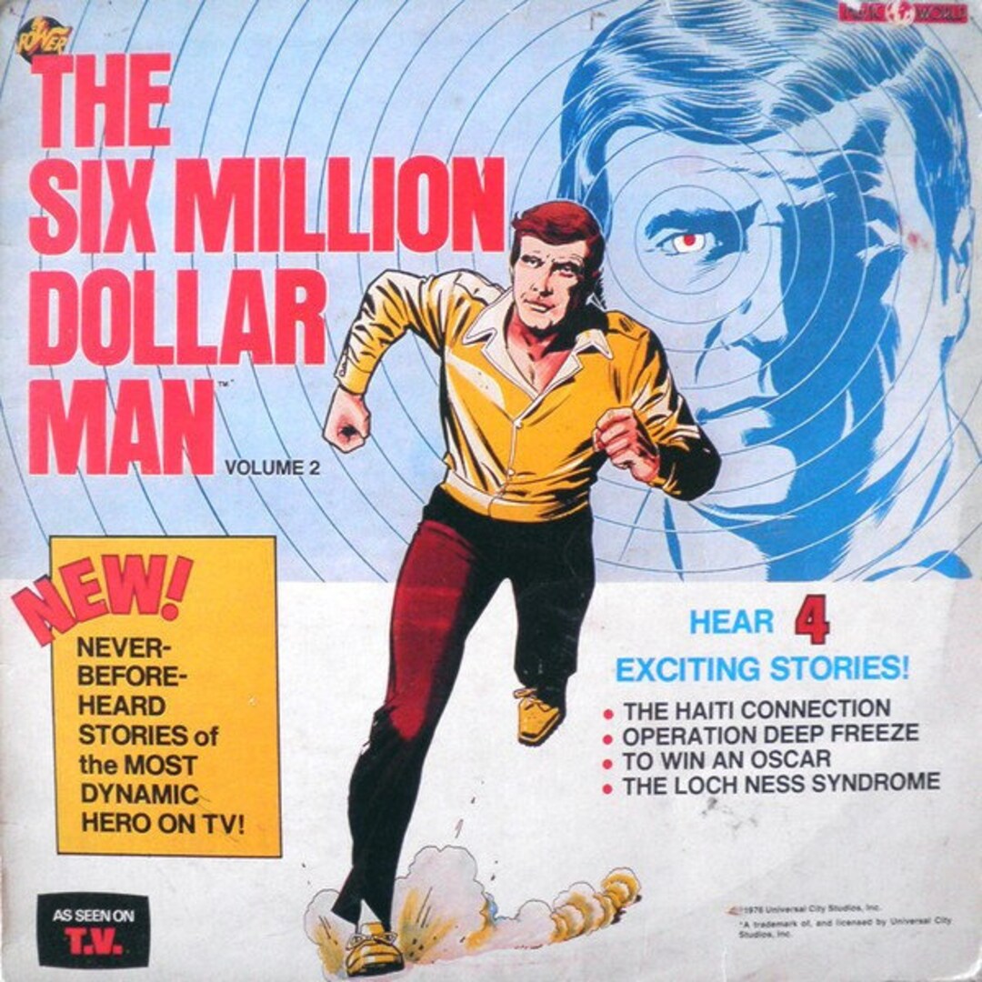 The Six Million Dollar Man Vinyl Record - Etsy