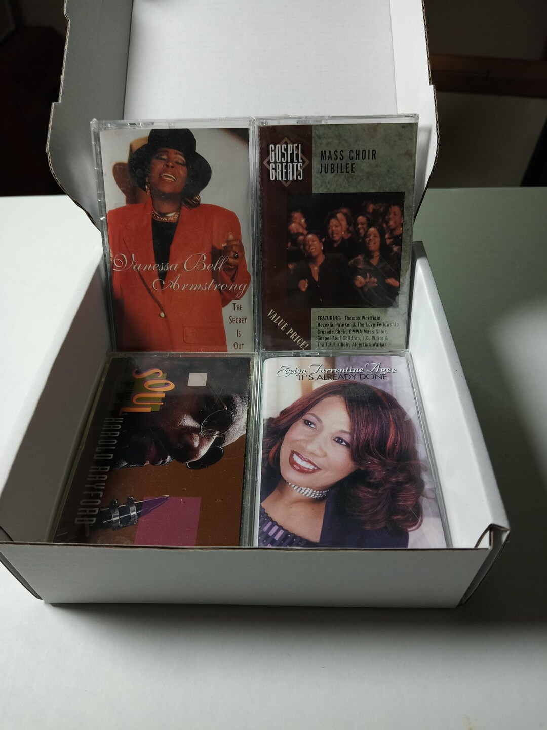 Gospel Cassettes Vanessa Bell Arstrong, Mass Choir Jubilee, Harold ...