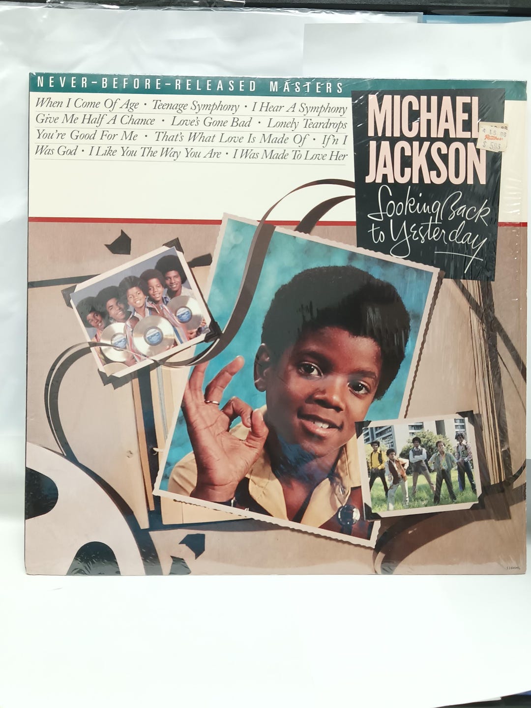 LP Motwn Michael Jackson "looking Back to Yesterday" Vintage Vinyl ...