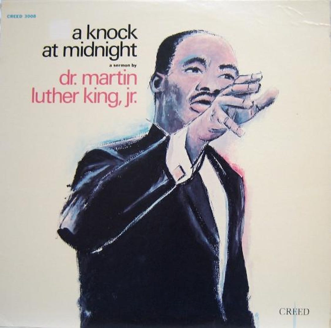 Dr. Martin Luther King, Jr. "a Knock at Midnight" Speech Vinyl Record ...