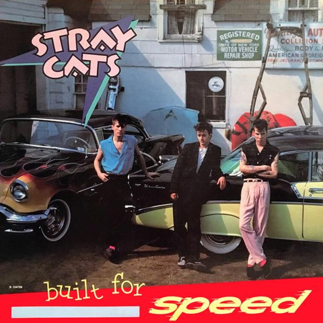 Stray Cats "built for Speed" Rock Vinyl Record M-/M- - Etsy