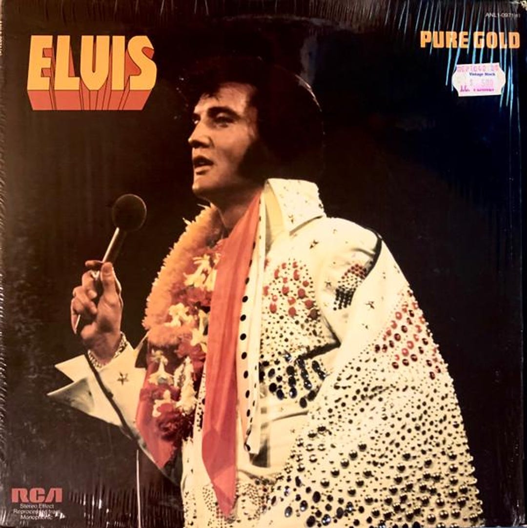 Elvis Presley "elvis Pure Gold" LP Vinyl Record Half/sealed - Etsy