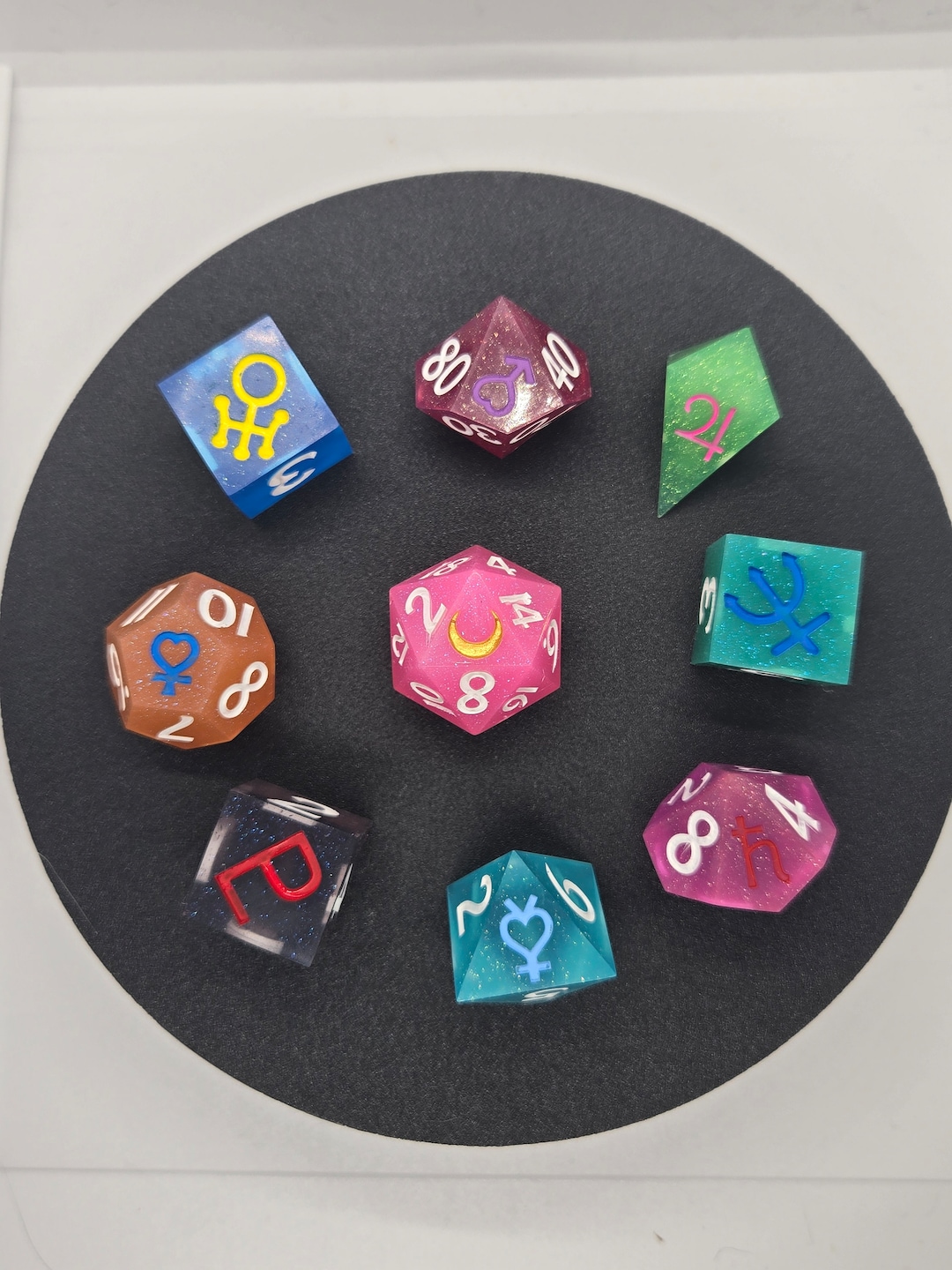 Fighting Evil by Moonlight Dice Set - Etsy
