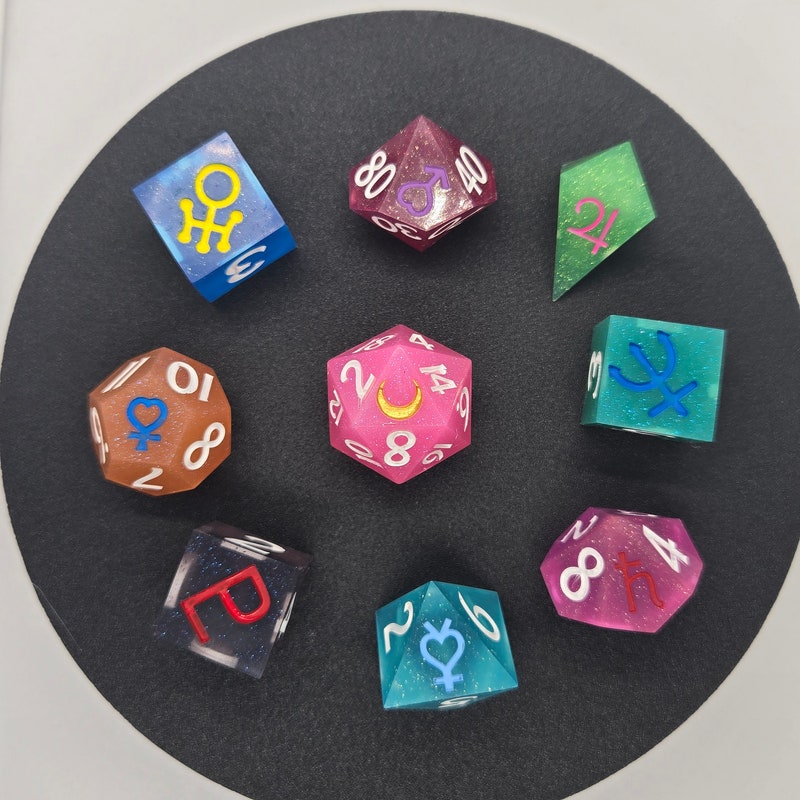 Moon Dice - Etsy