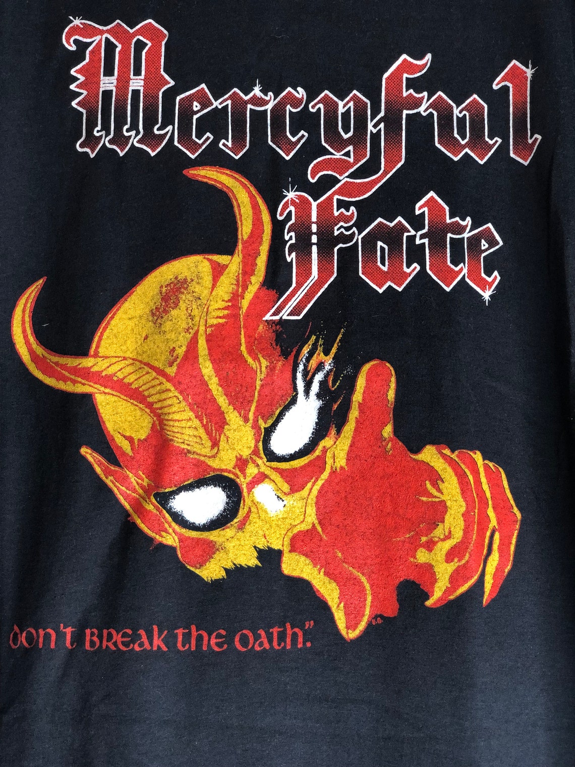 1984 Vintage Mercyful Fate U.S. Tour T-shirt | Screen Stars Tag | Metal ...