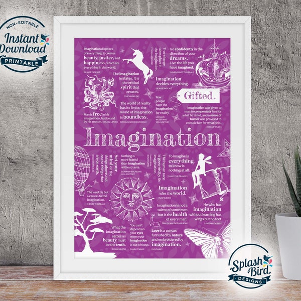 Imagination Quote - Etsy