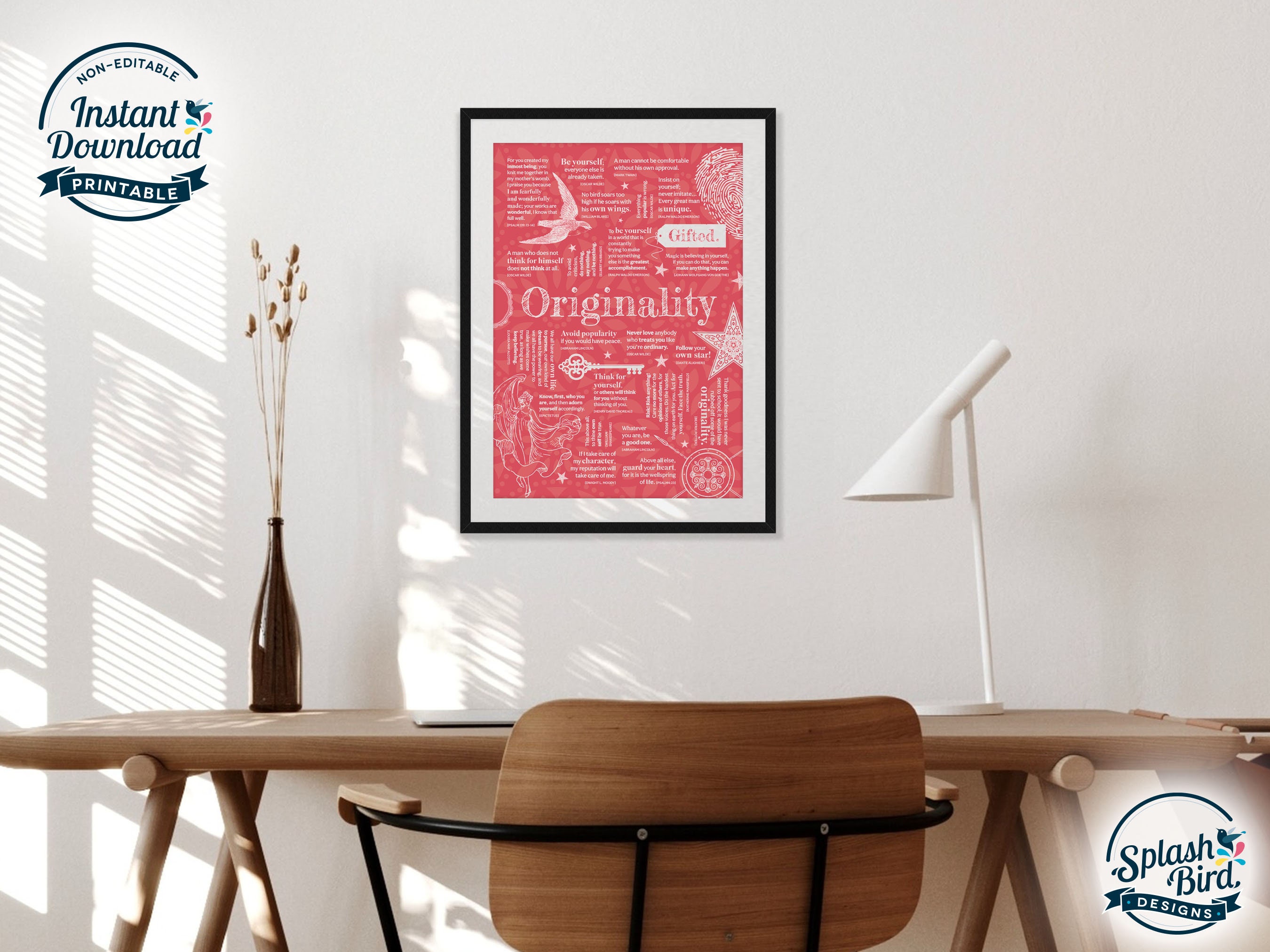 Gifted Quotes 3 Posters BUNDLE Printable Creativity, Imagination and ...