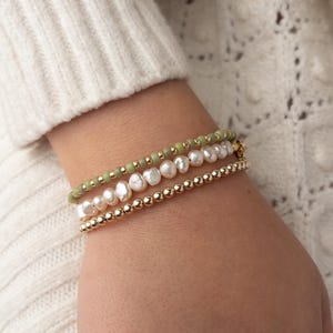 Pearl Baby Bracelet-freshwater Pearls-gold Filled-sterling Silver ...
