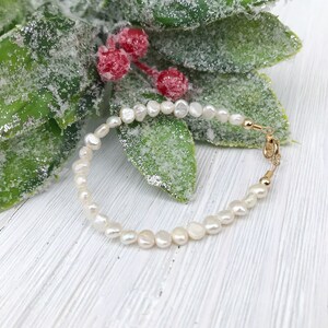 Pearl Baby Bracelet-freshwater Pearls-gold Filled-sterling Silver ...