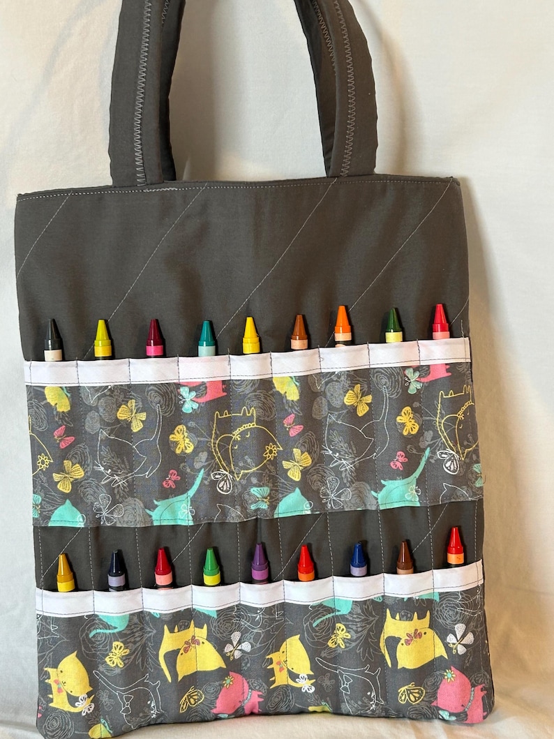 CHILDRENS COLORING BAG - Etsy