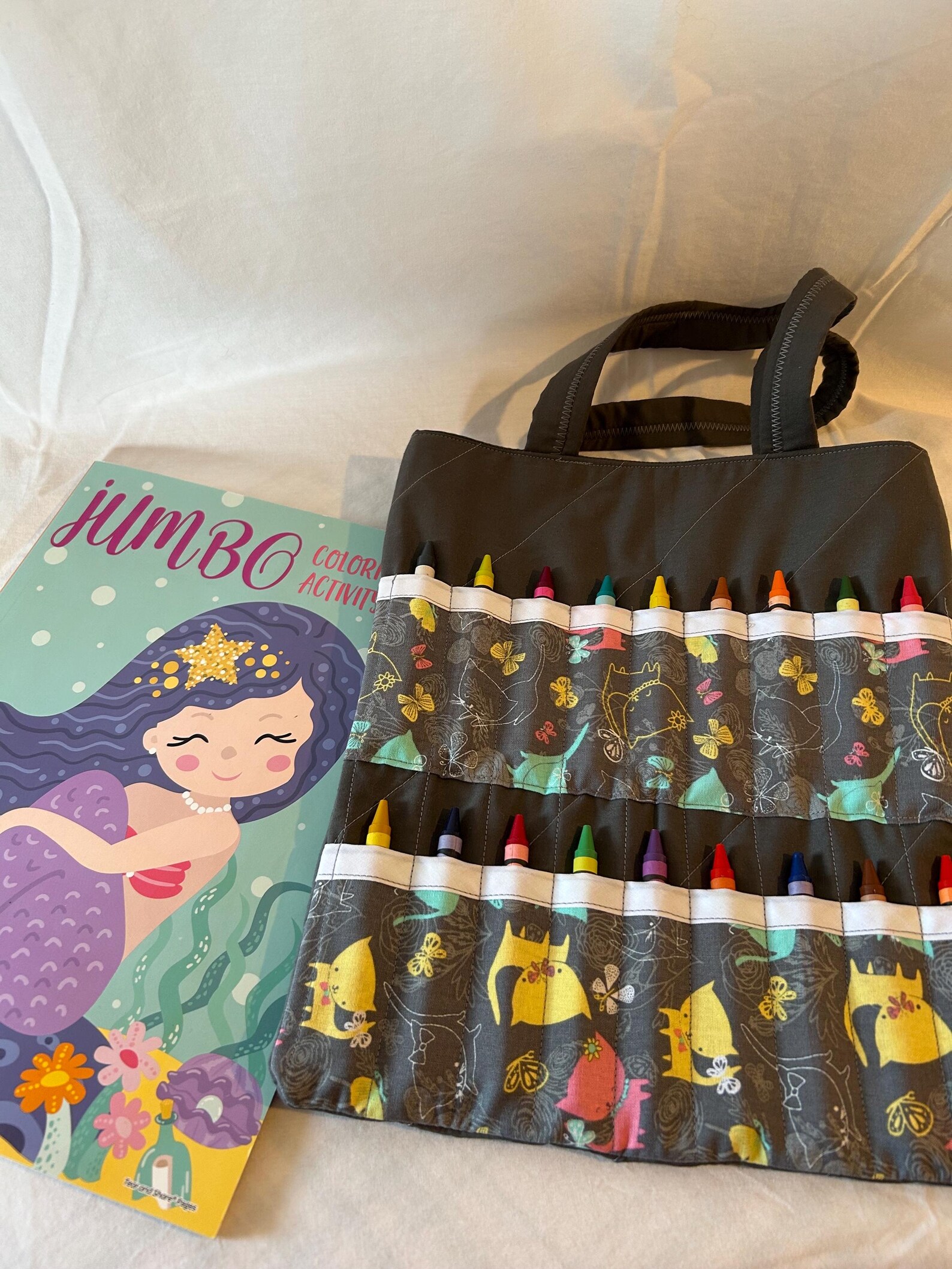 CHILDRENS COLORING BAG - Etsy