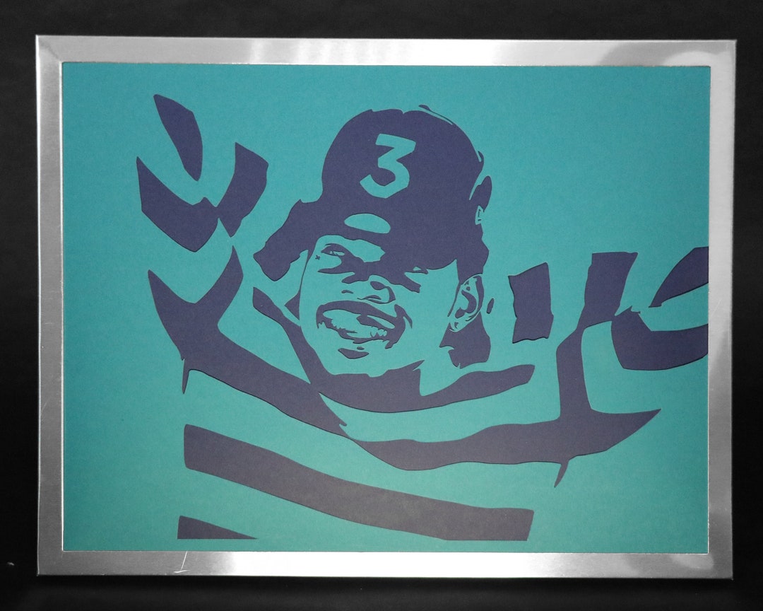 Chance the Rapper Detailed Hand Cut Stencil Mosaic - Etsy