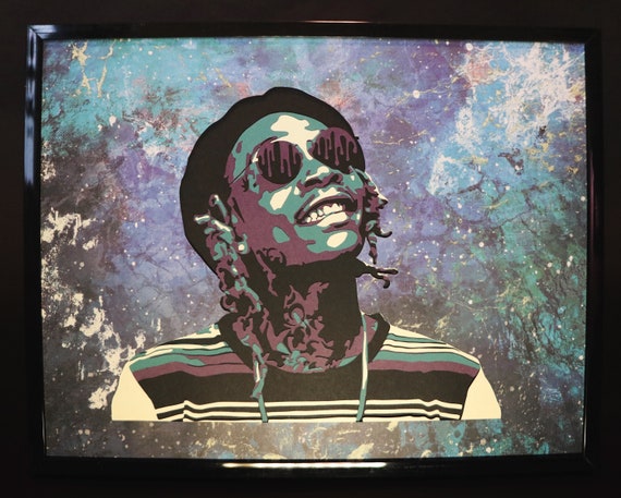 Wiz Khalifa Stencil