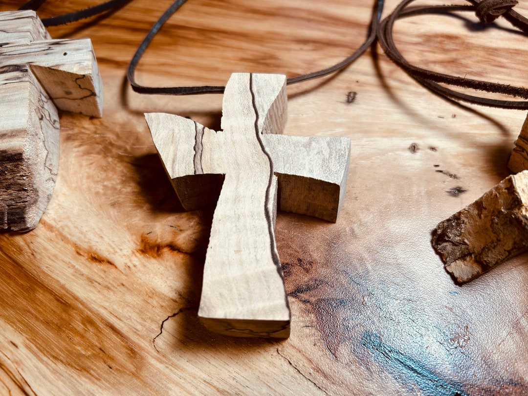 Car Mirror Cross , Motorcycle Peg Hangers, Wooden Crosses , Handmade ...