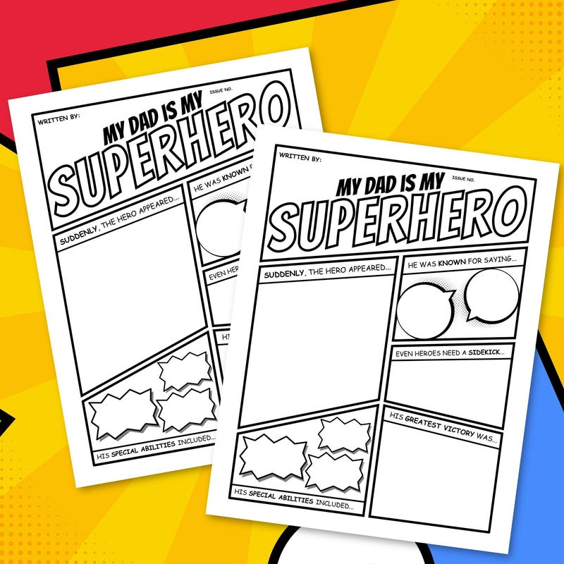 My Dad is My Superhero - Etsy