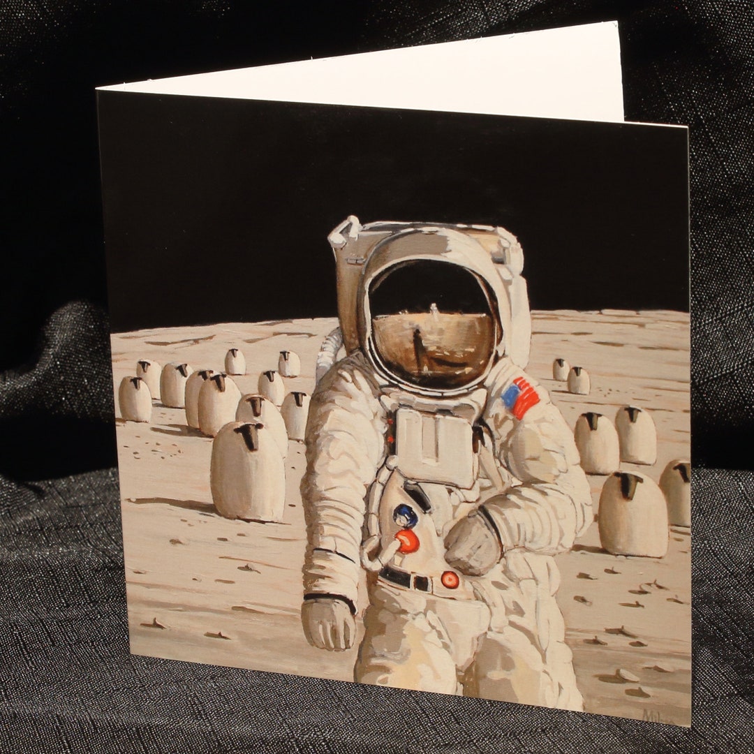 Card - 'one Small Step for Man' - Etsy