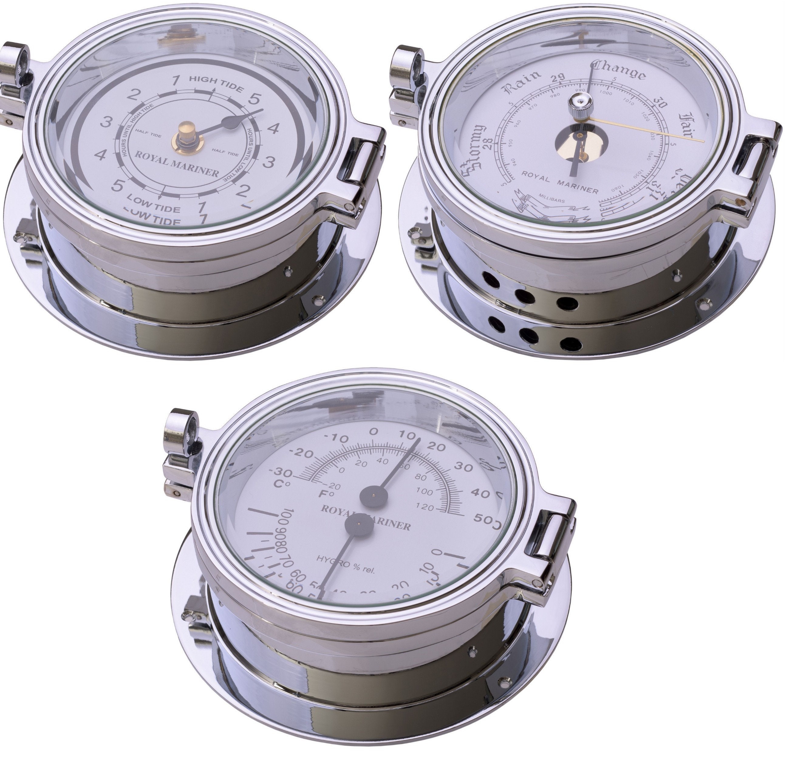 Quiet Tide Clock Barometer Thermometer - Etsy