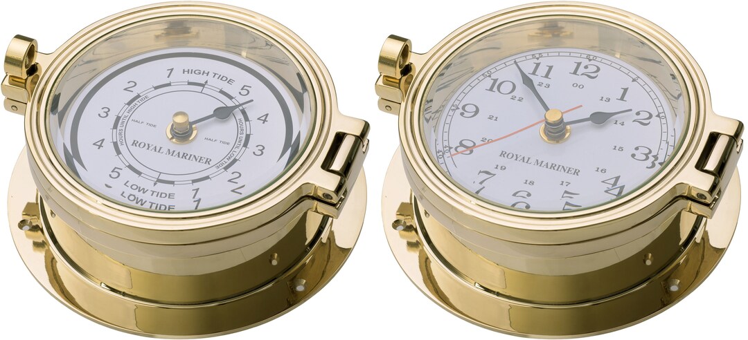 3lb 4.56in Quiet Tide Clock + Ships Clock FREE Shipping 116mm 1.4kg ...