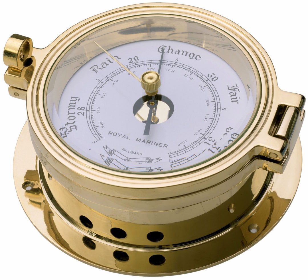 Barometer FREE International Shipping Brass Barometer 116mm 4.56in 700 ...