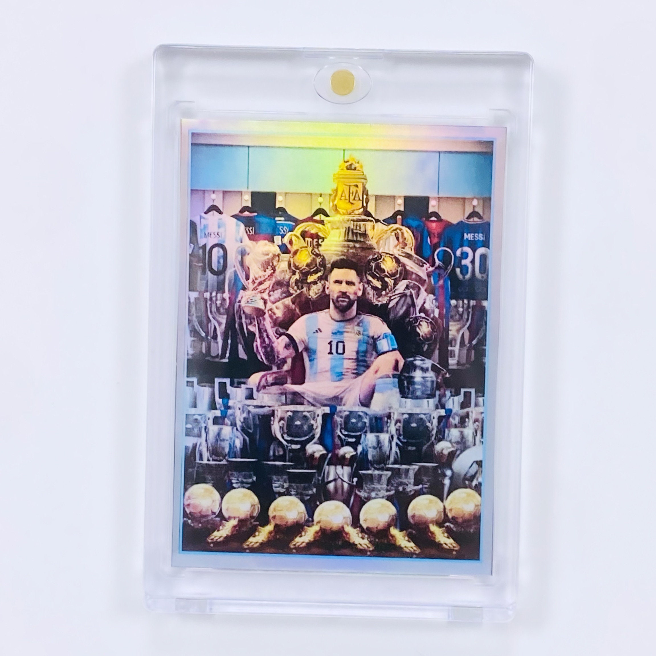 Lionel Messi Trophy Room Foil Card - Etsy