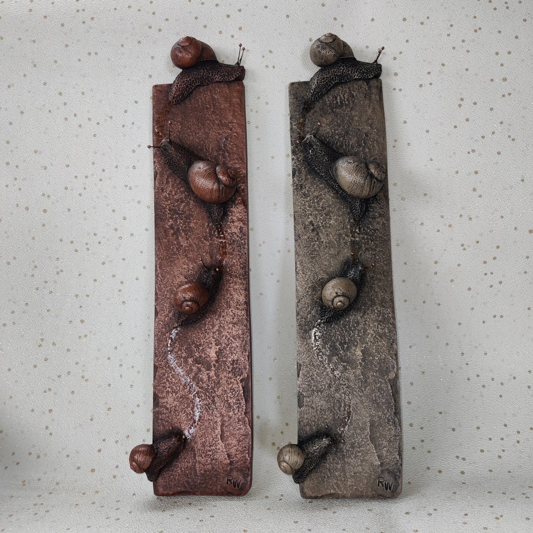 Cold Cast Snails Tile: Copper & Bronze Finish - Etsy