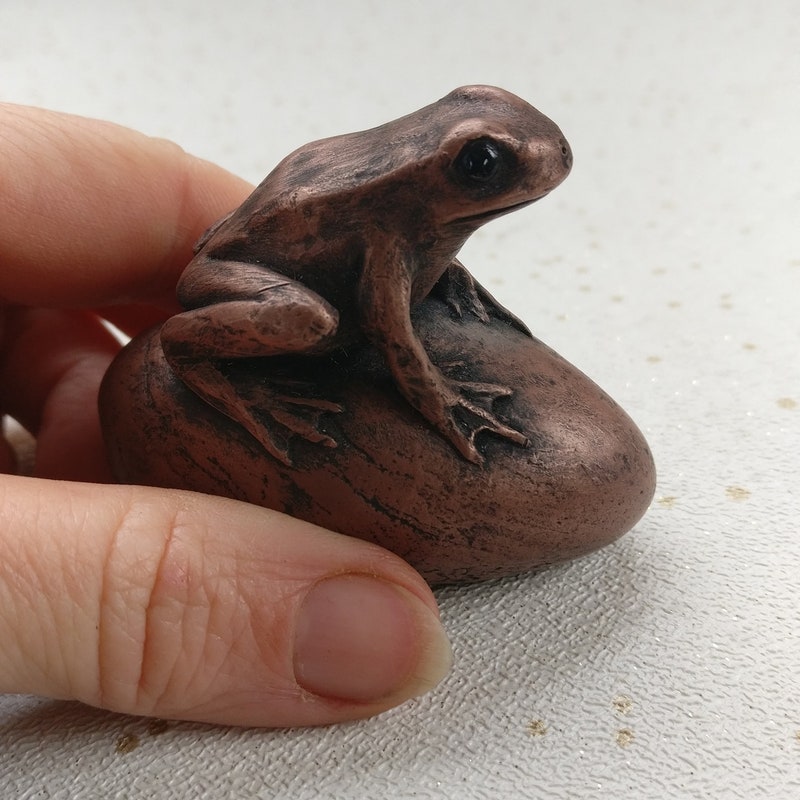 Copper Frog - Etsy