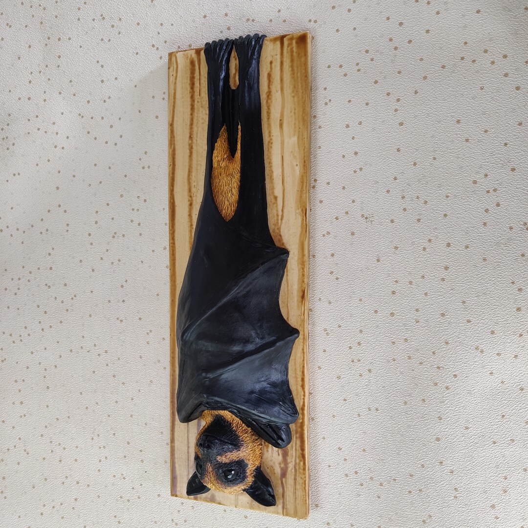 Whitby the Bat Tile, Sculpture - Etsy