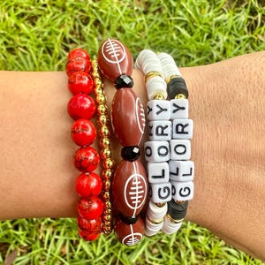 UGA - Themed Bracelet Stacks - Etsy