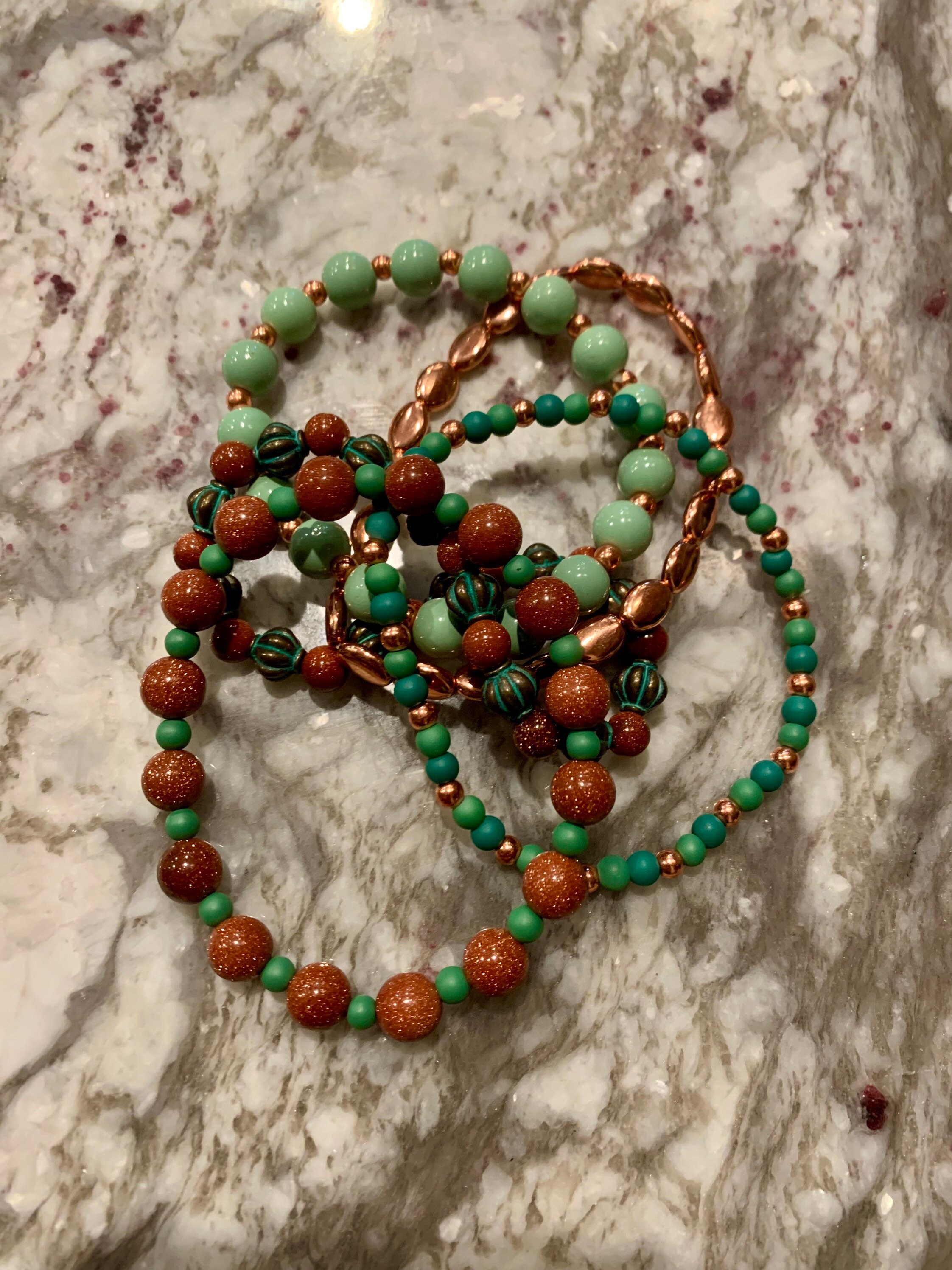 St. Patrick’s Day - Themed Bracelet Stack - Etsy