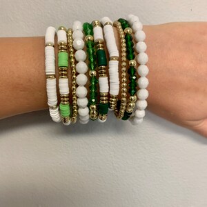 St. Patrick’s Day - Themed Bracelet Stack - Etsy