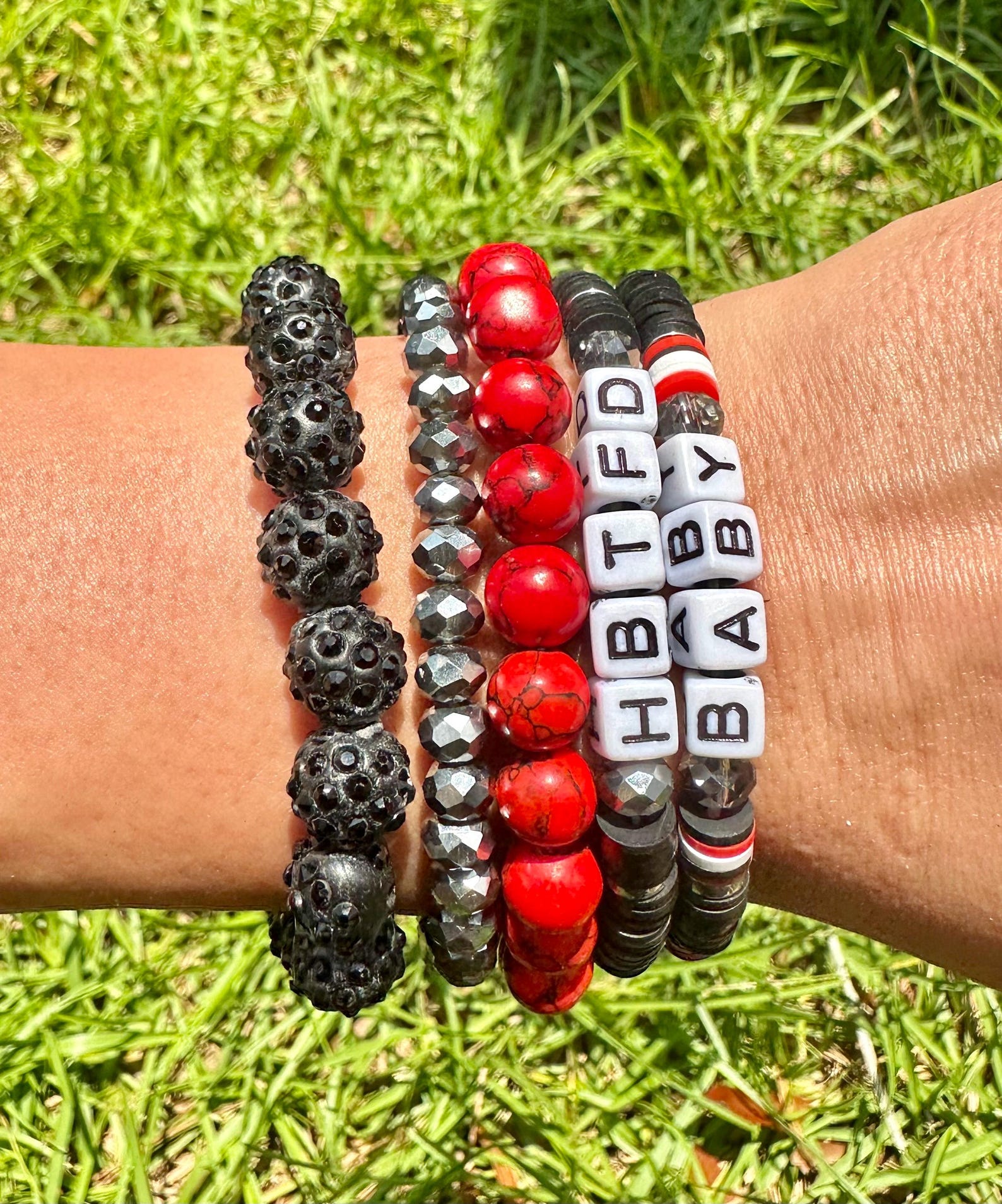 UGA - Themed Bracelet Stacks - Etsy