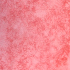 Salmon Pink to Coral Gradient of Hand Dyed Quilt Cotton, 5 Step Bundle ...