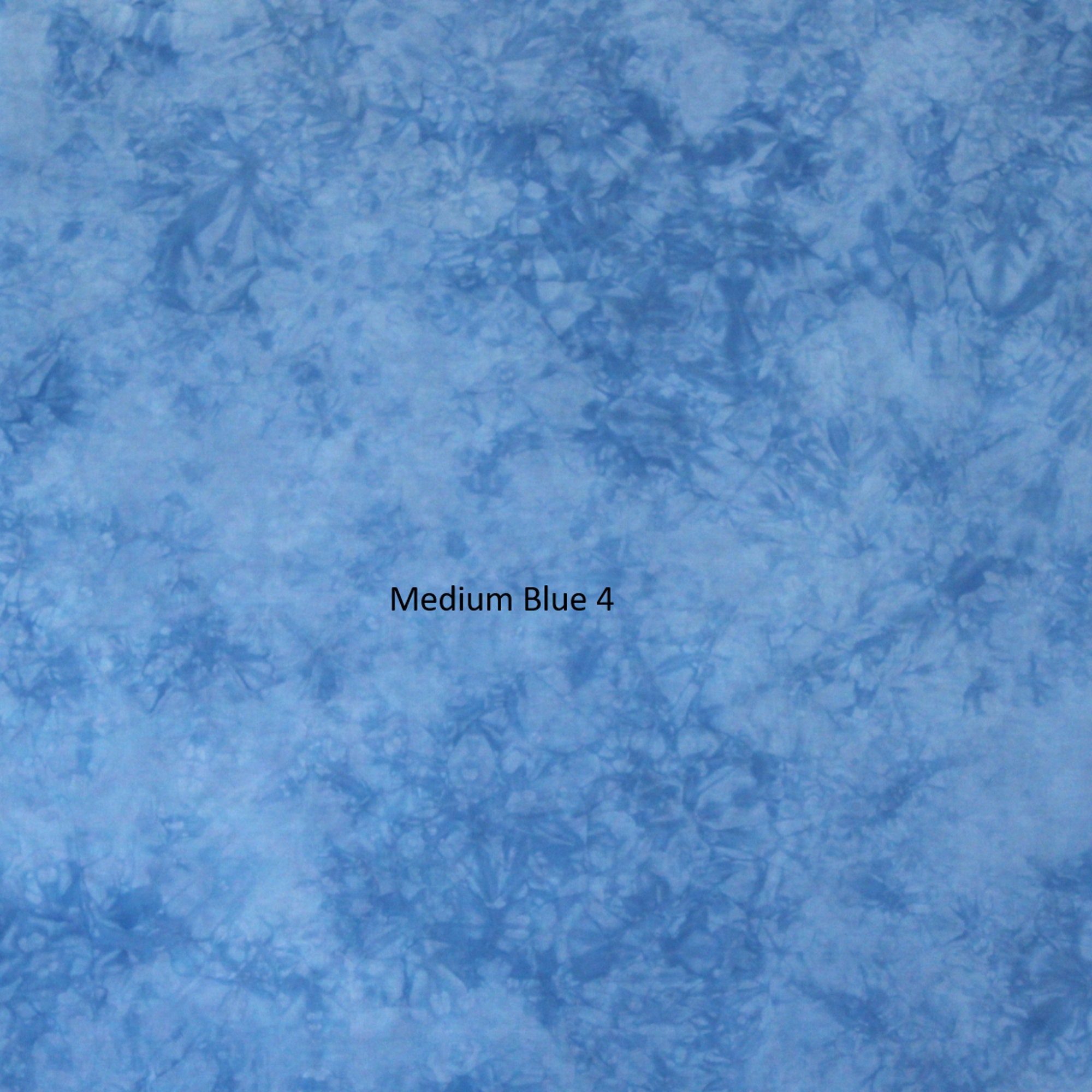 Hand Dyed Blue Fabric Bundle, 7 Step Gradient of Quilting Cotton ...