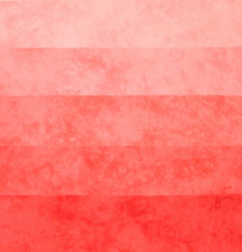 Salmon Pink to Coral Gradient of Hand Dyed Quilt Cotton 5 - Etsy