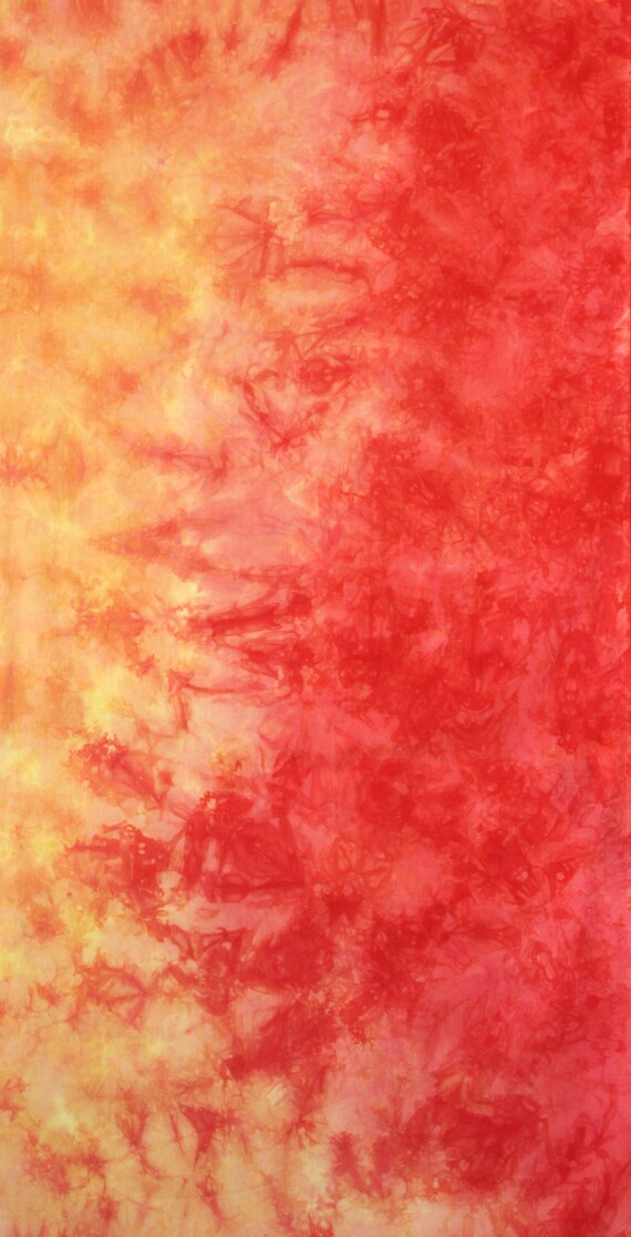 Gradient Fabric in Shades of Sunrise on Hand Dyed Quilt Cotton | Etsy