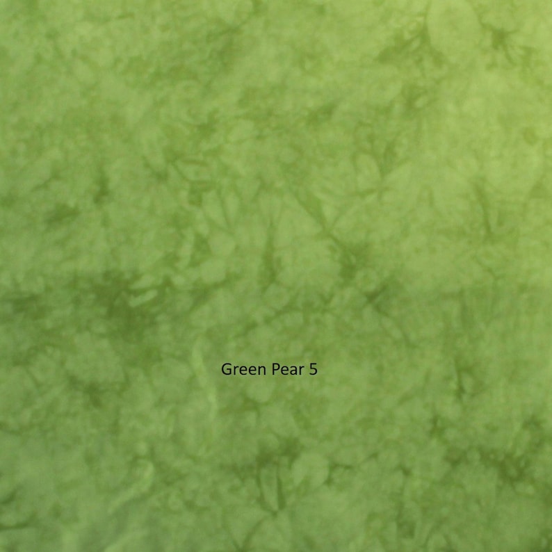 Hand Dyed Yellow Green Fabric Bundle 5 Step Gradient - Etsy