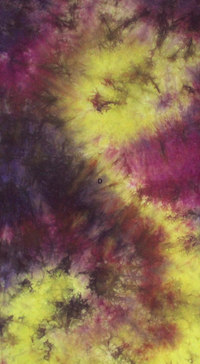 Hand Dyed Fabric Gradient in Purple Blue Violet Shades of - Etsy