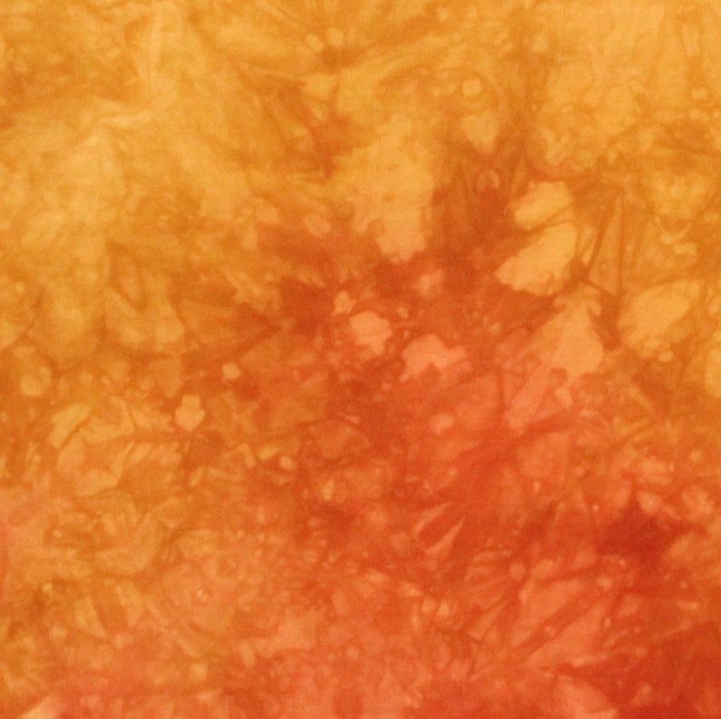 Spicy Colored Hand Dyed Gradient of Quilt Cotton Turmeric - Etsy